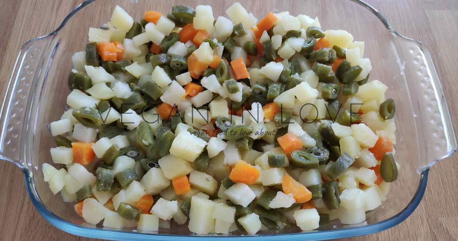 Ensalada de chauchas/judías verdes | Fácil | Vegan in love