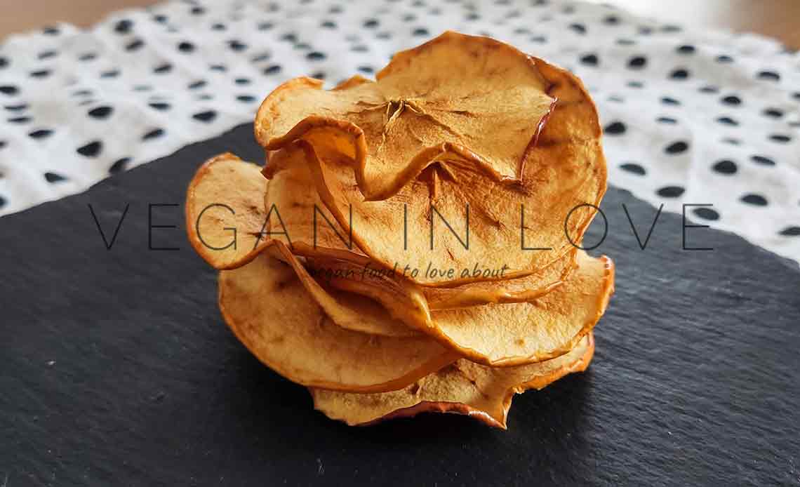 Chips de Manzana al Horno | Saludables | Vegan in love